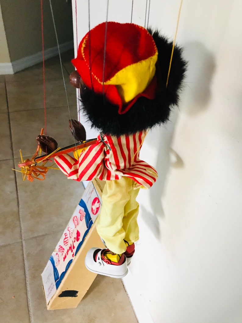 RARE Pelham Wood Puppet Marionette With Banjo Collectible - Etsy