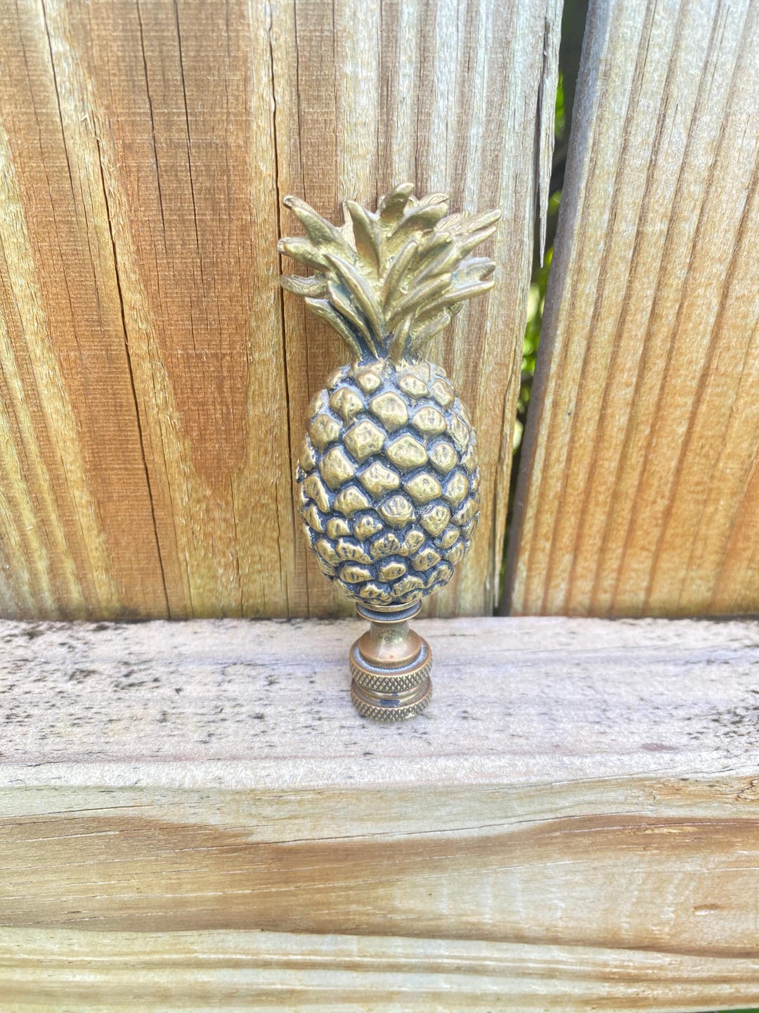 Vintage Brass Pineapple Lamp Finial - Etsy