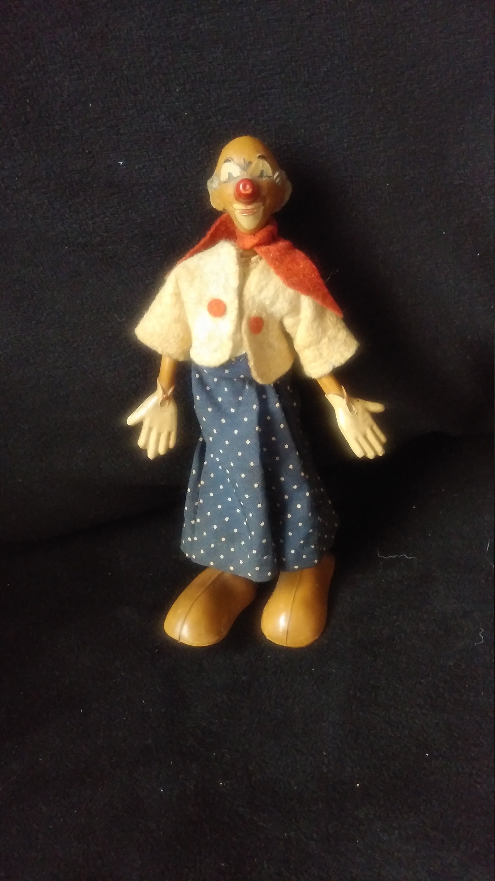 Vintage 1940s Germany Bendy Rubber Clown Figurine 6 Tall | Etsy
