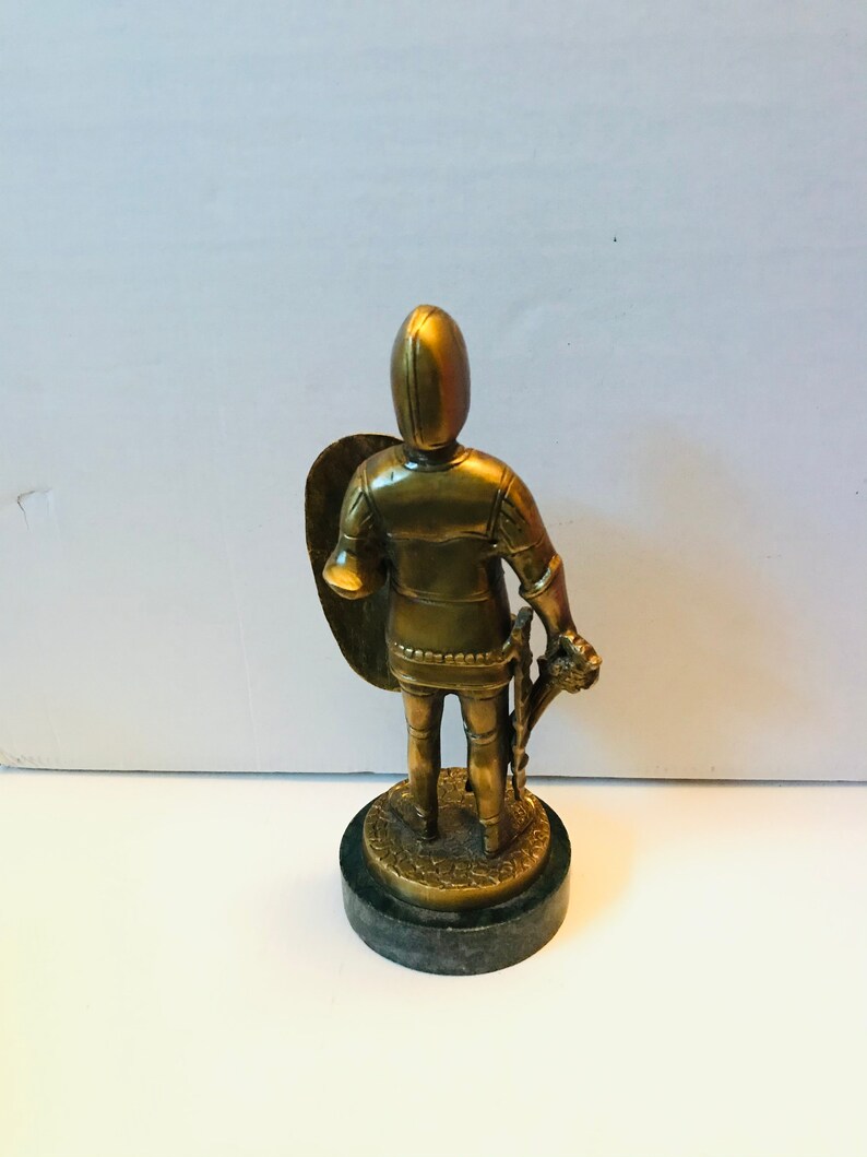Brass Knight Armor Sword and Shield Medieval Decoration. - Etsy