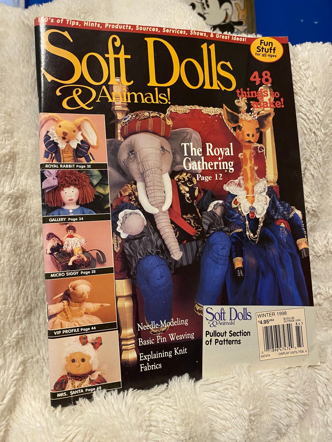 Vintage Soft Dolls and Animals Magazine, 1998. - Etsy