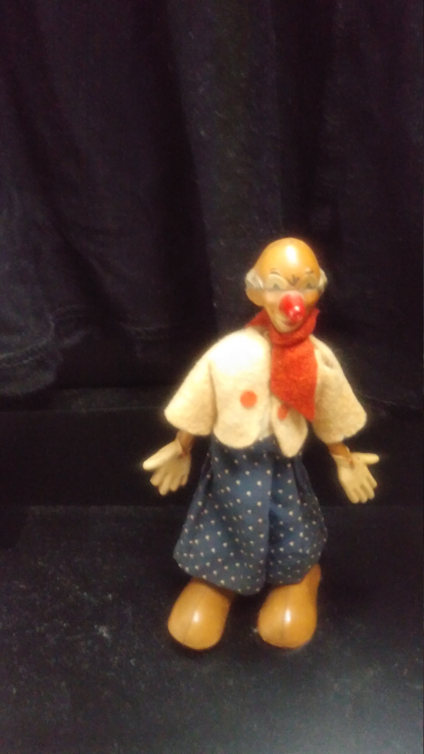 Vintage 1940s Germany Bendy Rubber Clown Figurine 6 Tall | Etsy