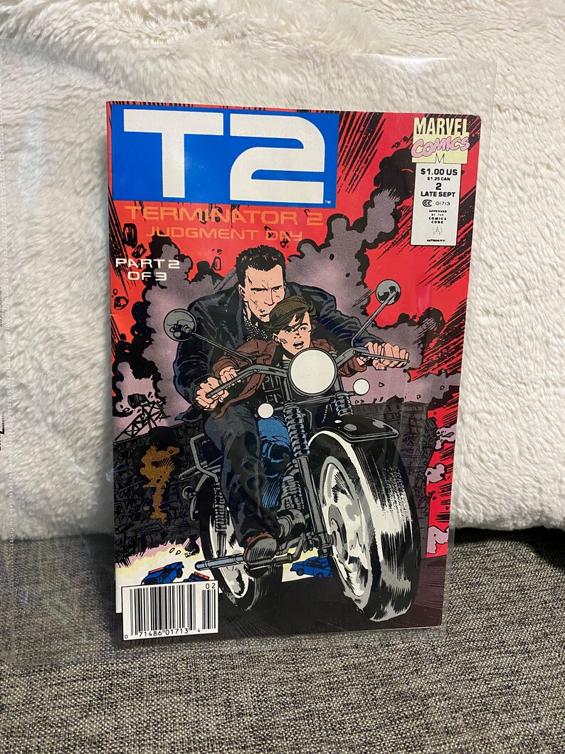 Vintage Terminator 2 Marvel Comics, Collectible Comic Book, Part 2 of 3 ...