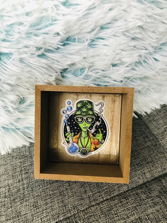 Wooden Extraterrestrial Alien Trinket Dish Key Holder - Etsy