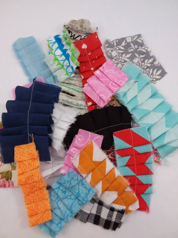 Set of 20 Torn Fabric Ruffles / Fabric Ribbon /ruffles / Junk | Etsy