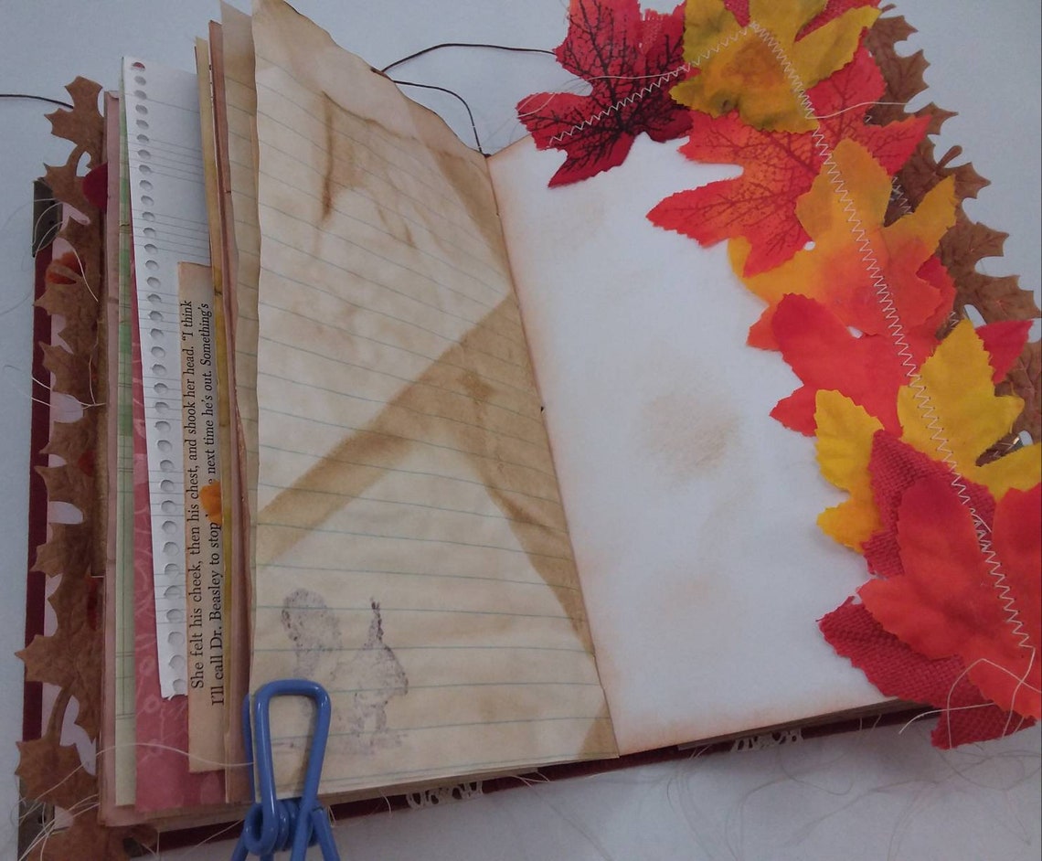 Fall into Autumn Journal / Junk Journal / Art Journal / Diary | Etsy