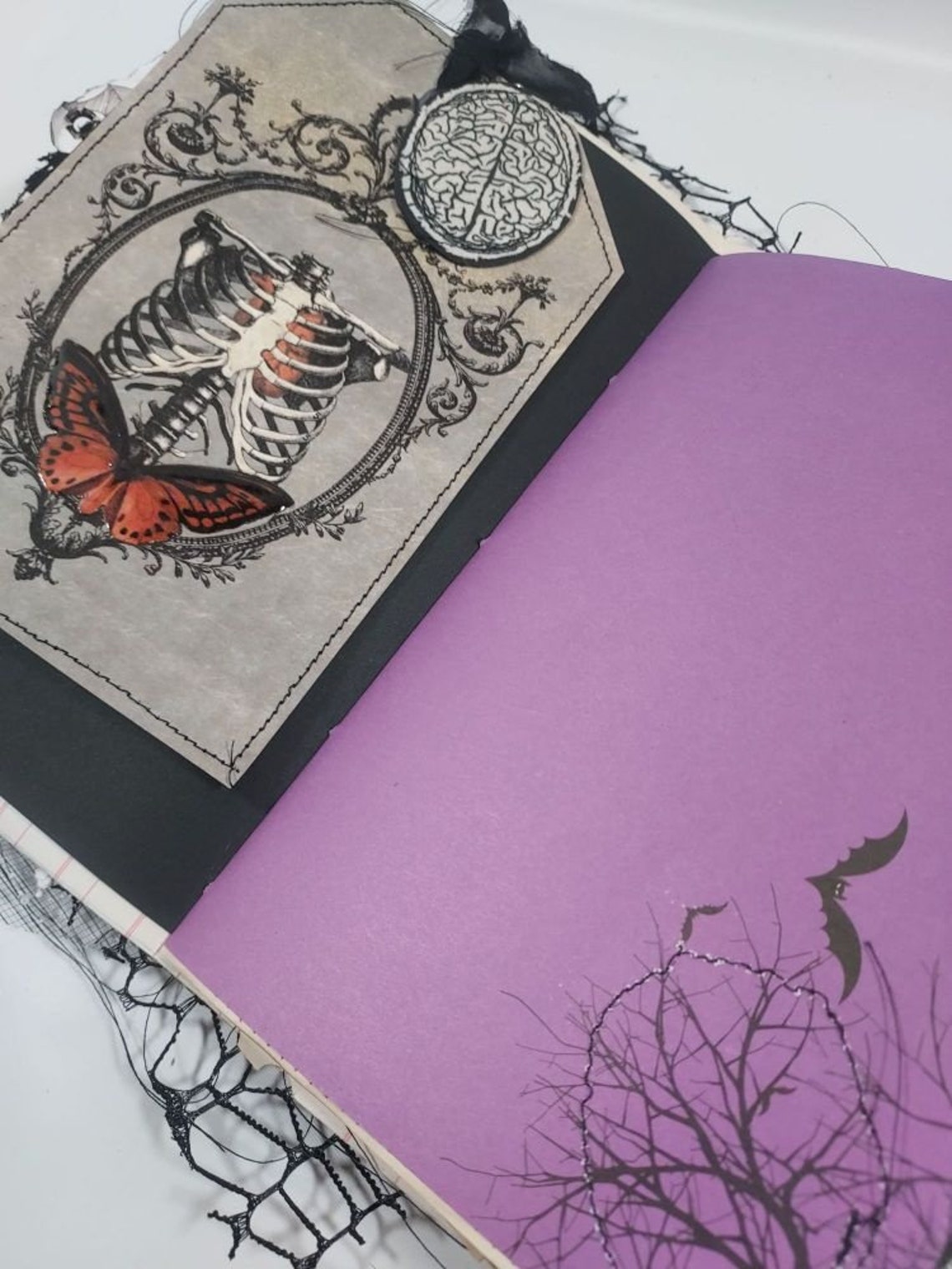 Vampire Halloween Journal / Junk Journal / Art Journal / Diary ...