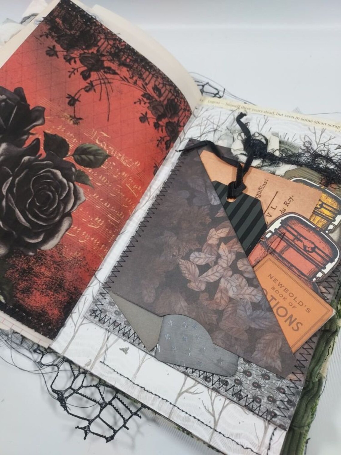 Vampire Halloween Journal / Junk Journal / Art Journal / Diary ...