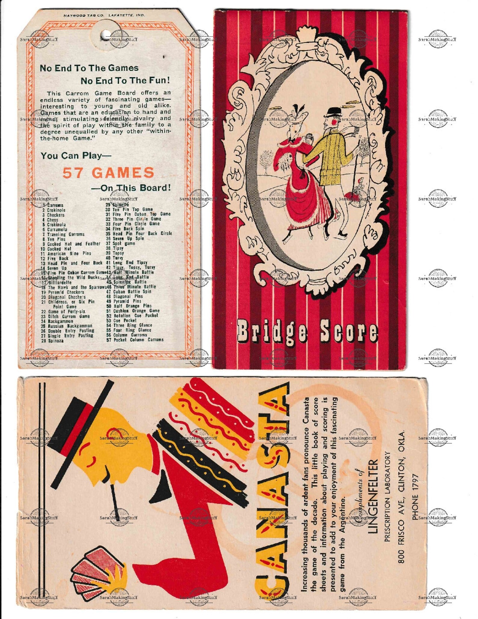 Printable Vintage Game Digitals / Vintage Card Game Digitals / - Etsy