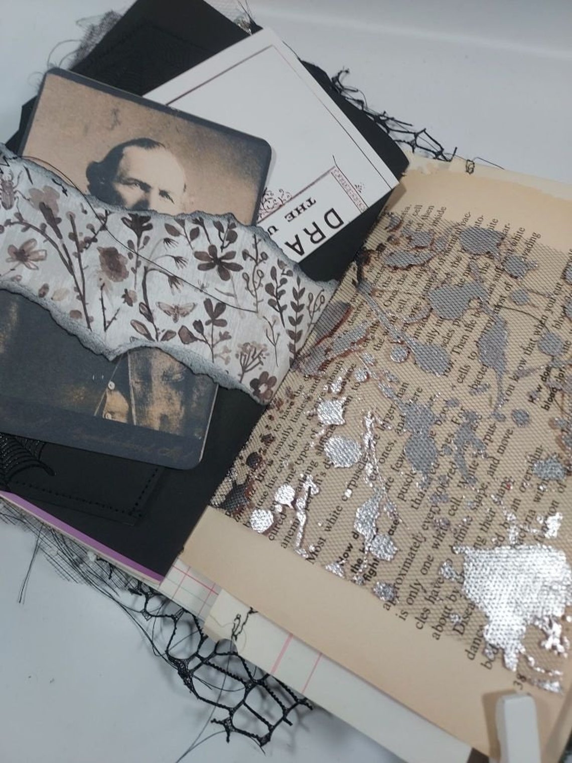 Vampire Halloween Journal / Junk Journal / Art Journal / Diary ...