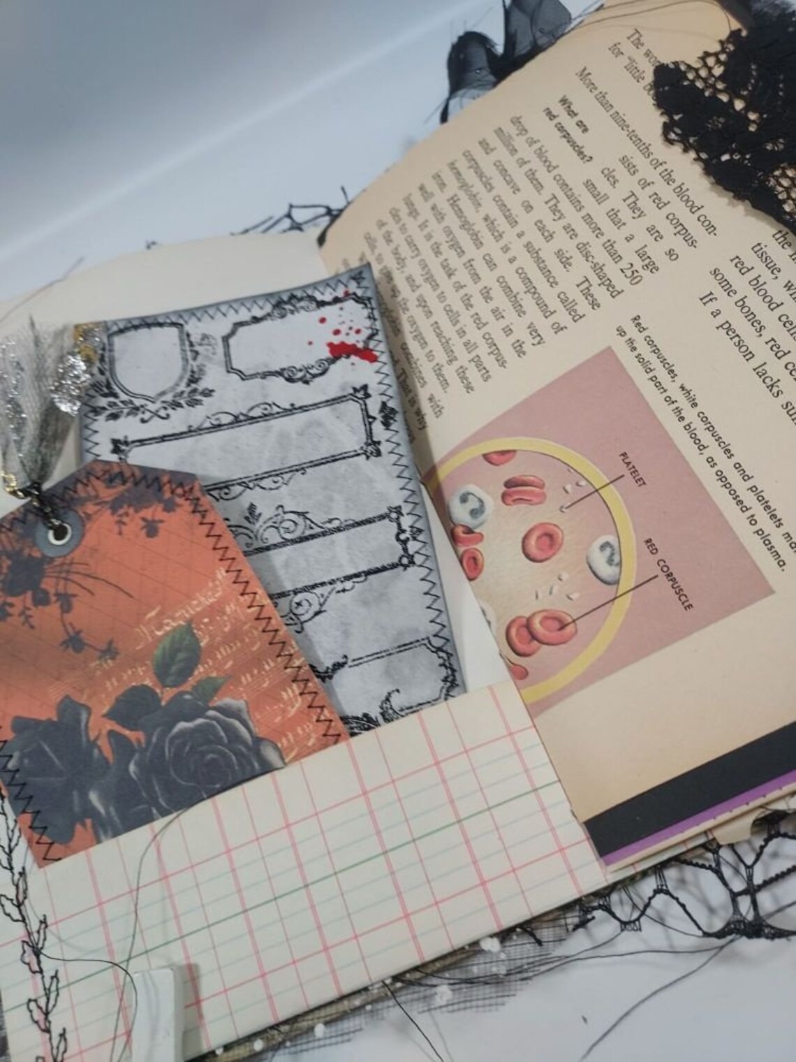 Vampire Halloween Journal / Junk Journal / Art Journal / Diary ...