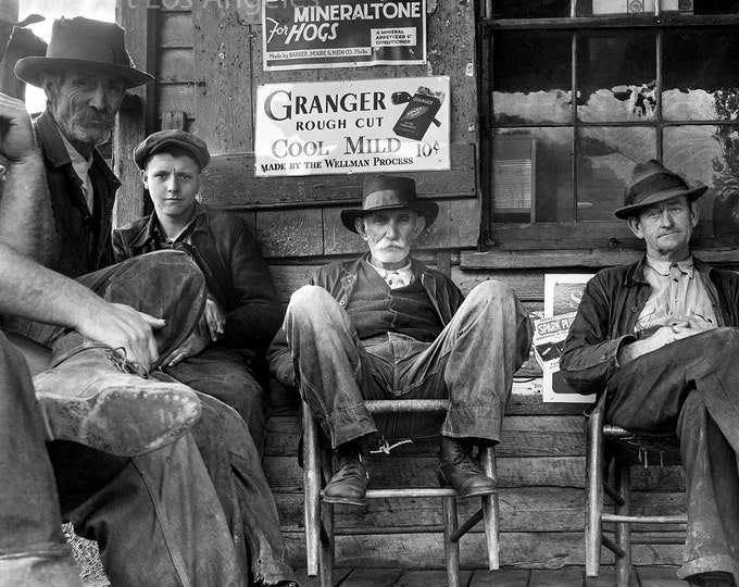 Arthur Rothstein Photo "inhabitants in Front of the Post Office ...