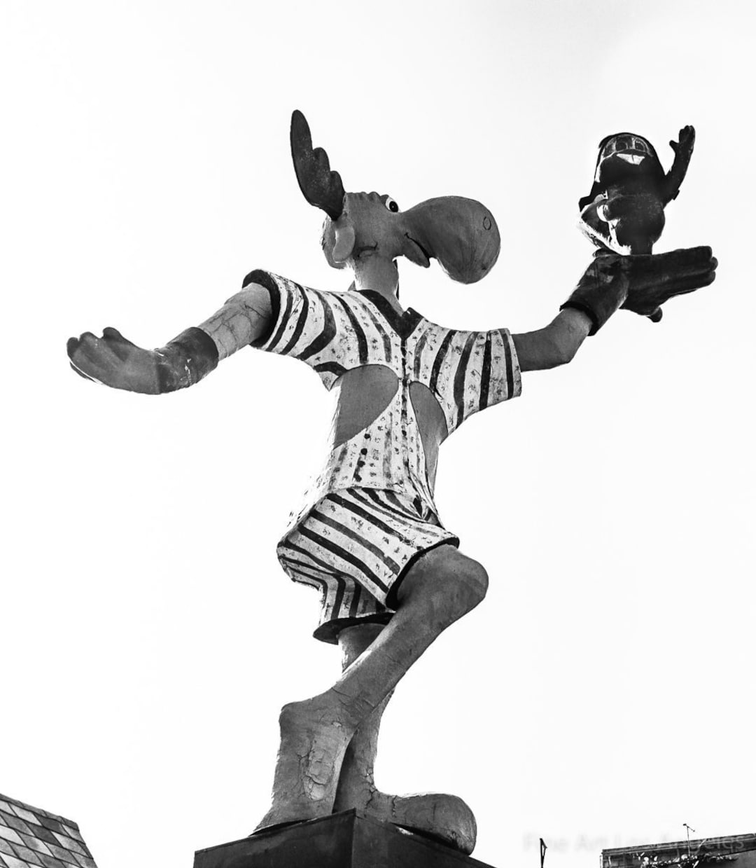 Doug Davis Photo "rocky and Bullwinkle Statue" Sunset Strip, 1970 - Etsy