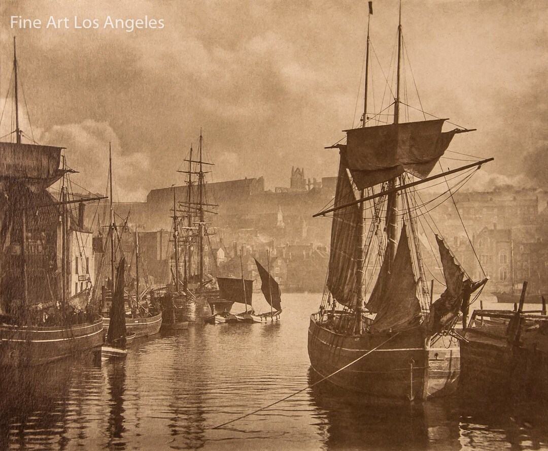 Frank Meadows Sutcliffe Photo "dock End, Whitby, England" 1880 ...