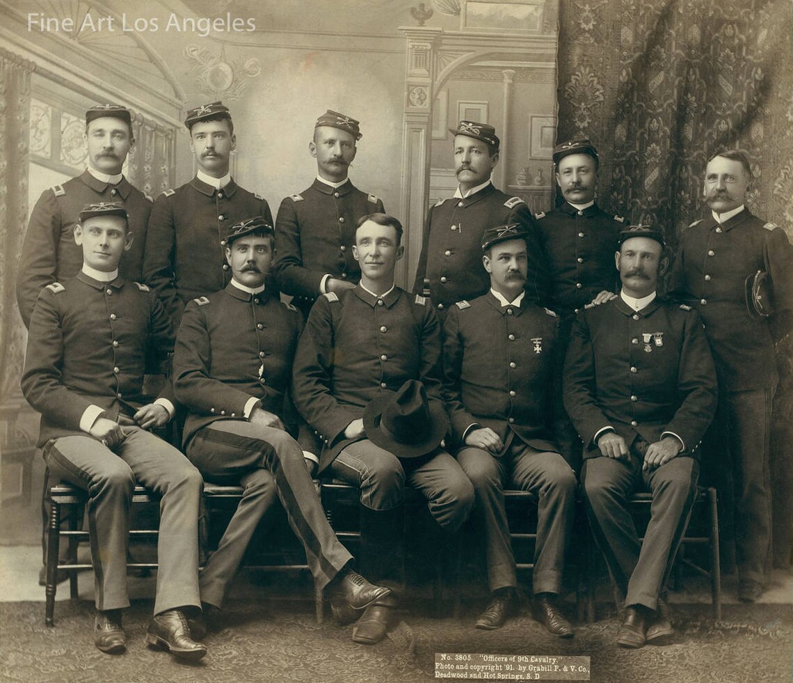 John C.H. Grabill Photo officers of the 9th - Etsy