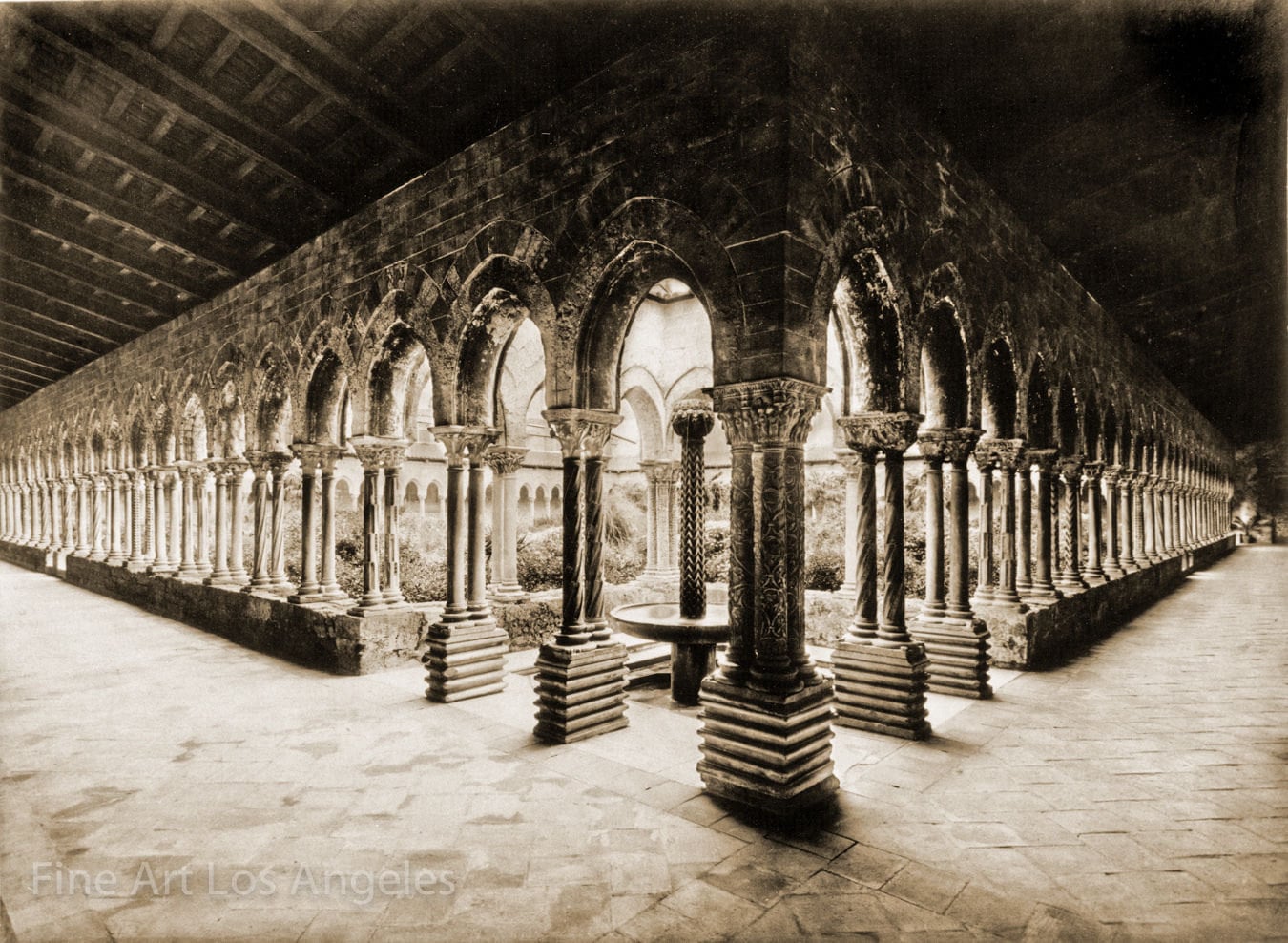 Alinari Photo Chiostro Del Benedettini Italy - Etsy