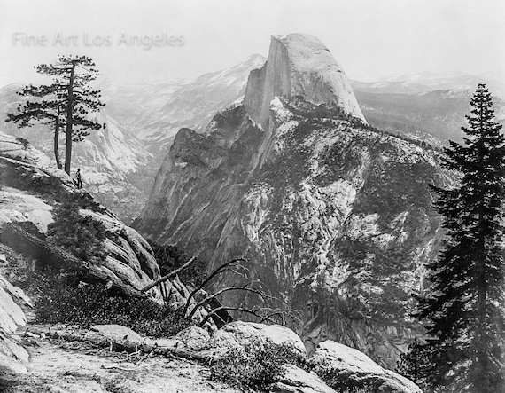 William Henry Jackson Photo Half Dome Yosemite 1870s | Etsy