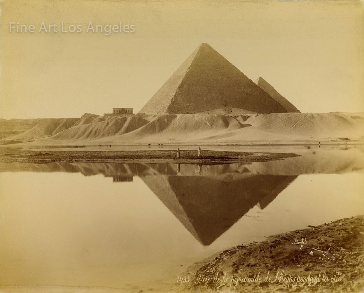Felix Bonfils Photo, Landscape of Giza, 1870s - Etsy