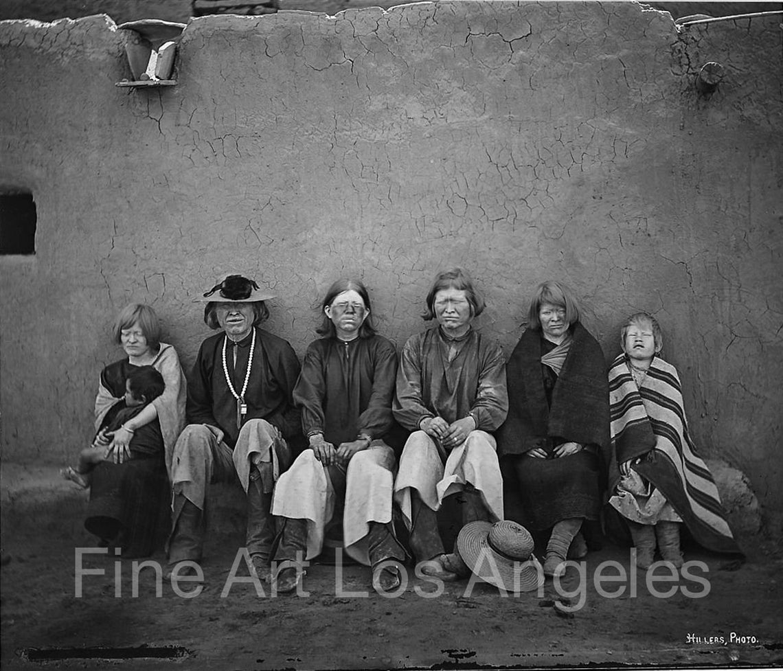 John K. Hillers Photo, Group of Albino Native Americans | Fine Art ...