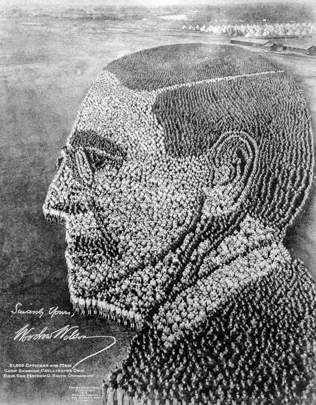 Arthur Mole "living Photo" Woodrow Wilson, 1918 | Vintage Photo Print ...