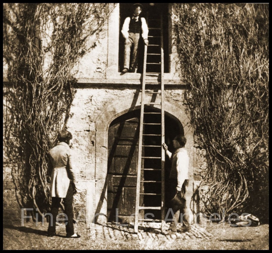 Henry Fox Talbot Photo "the Ladder" 1844 | Fine Art Print | Vintage ...