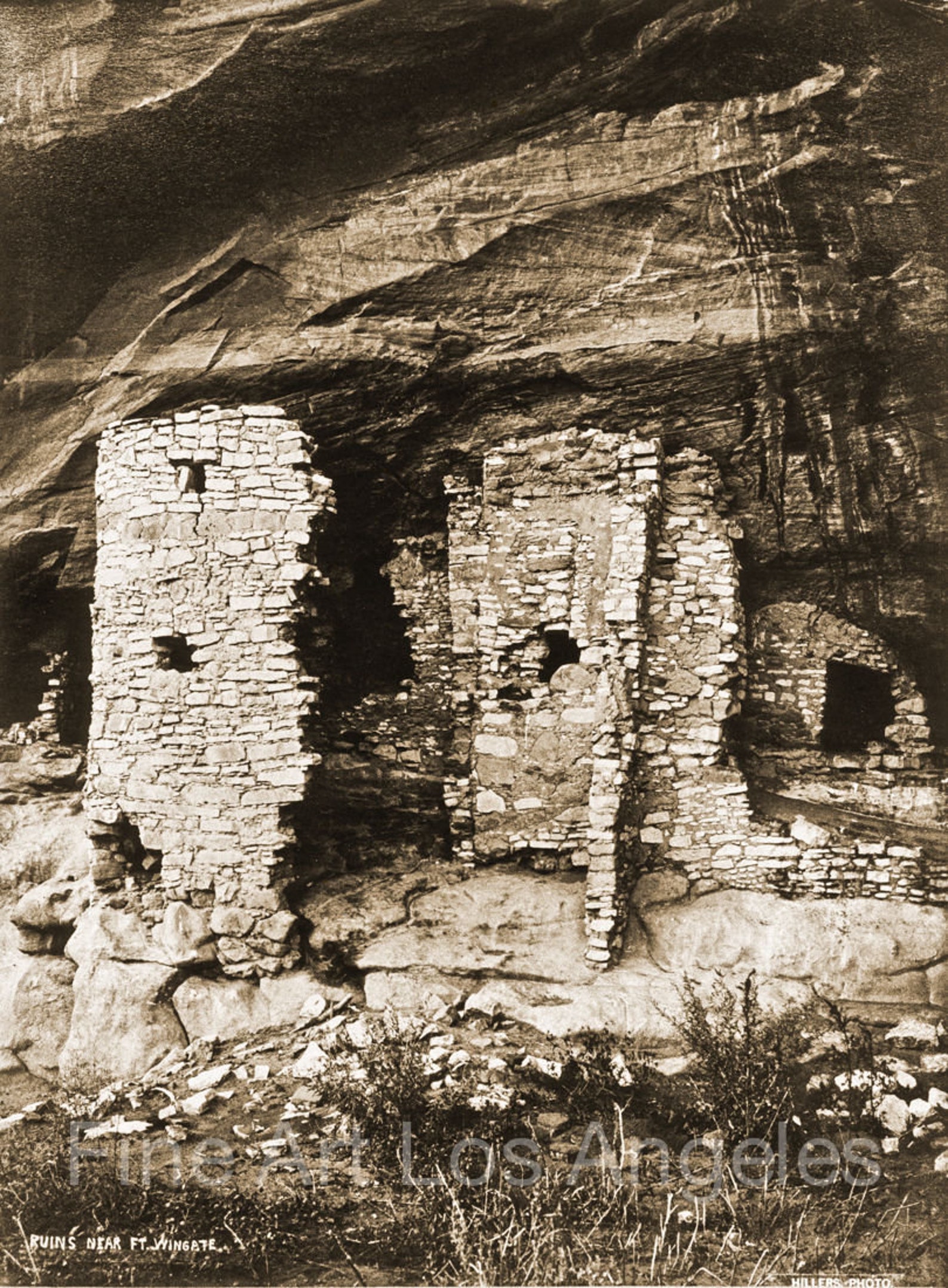 John K. Hillers Photo Ruins Near Ft. Wingate | Etsy