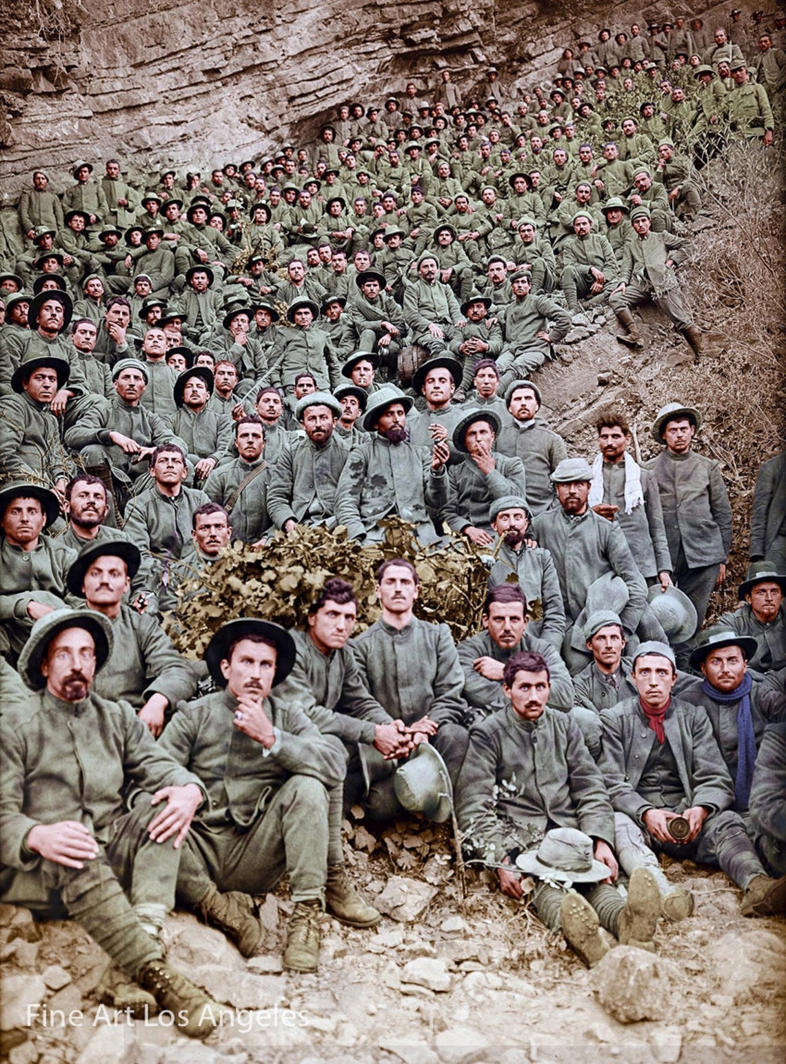 Autochrome Photo Italian Prisoners of War 1915 - Etsy