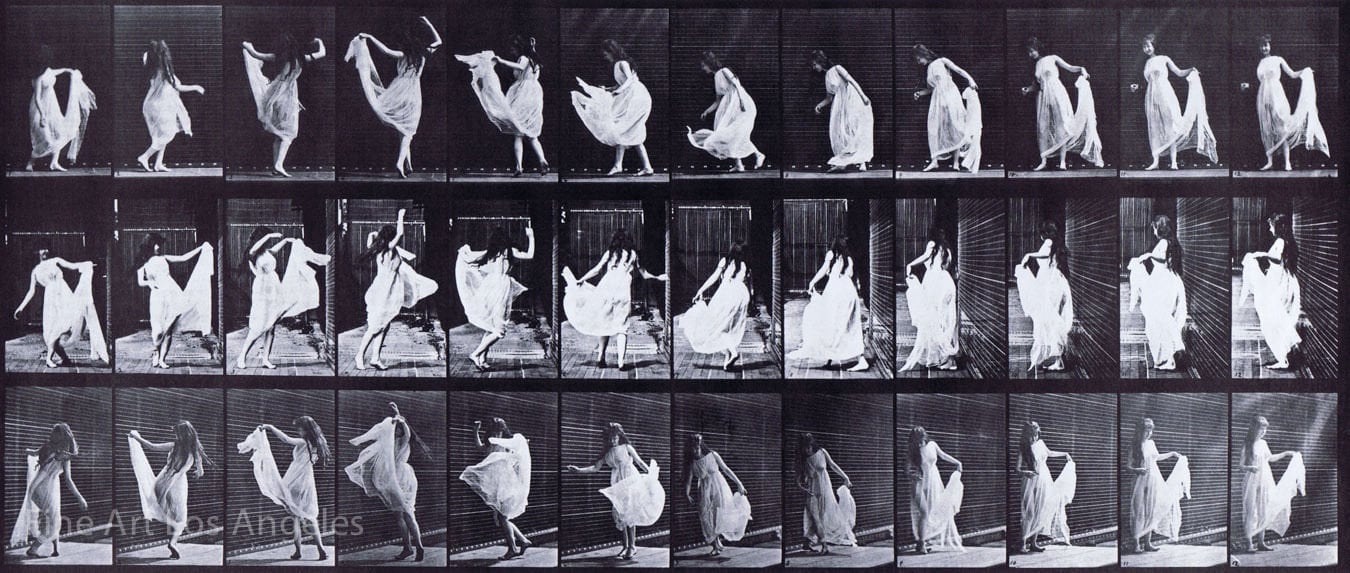 Eadweard Muybridge Photo Motion Study Woman Expressive | Etsy