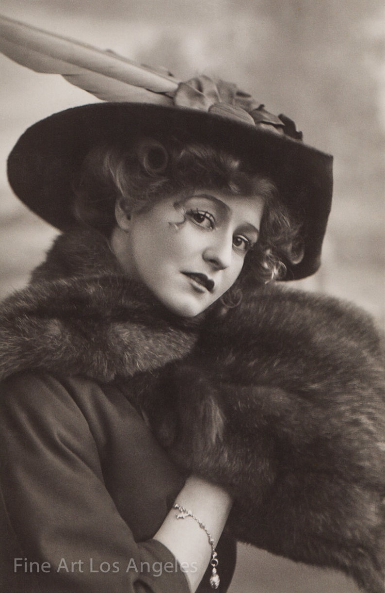 Portrait of Gabrielle Ray actress dancer singer 1908 | Etsy