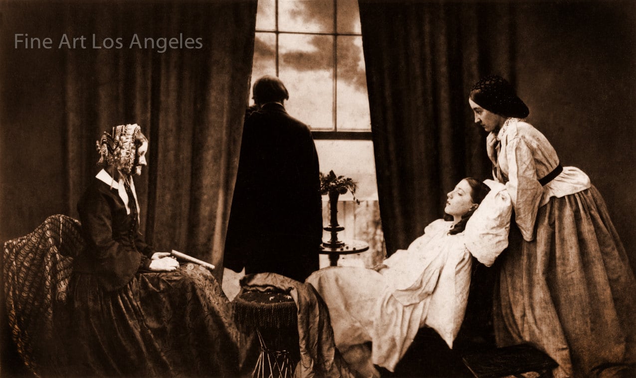 Henry Peach Robinson Photo "fading Away", Montage, 1858 - Etsy