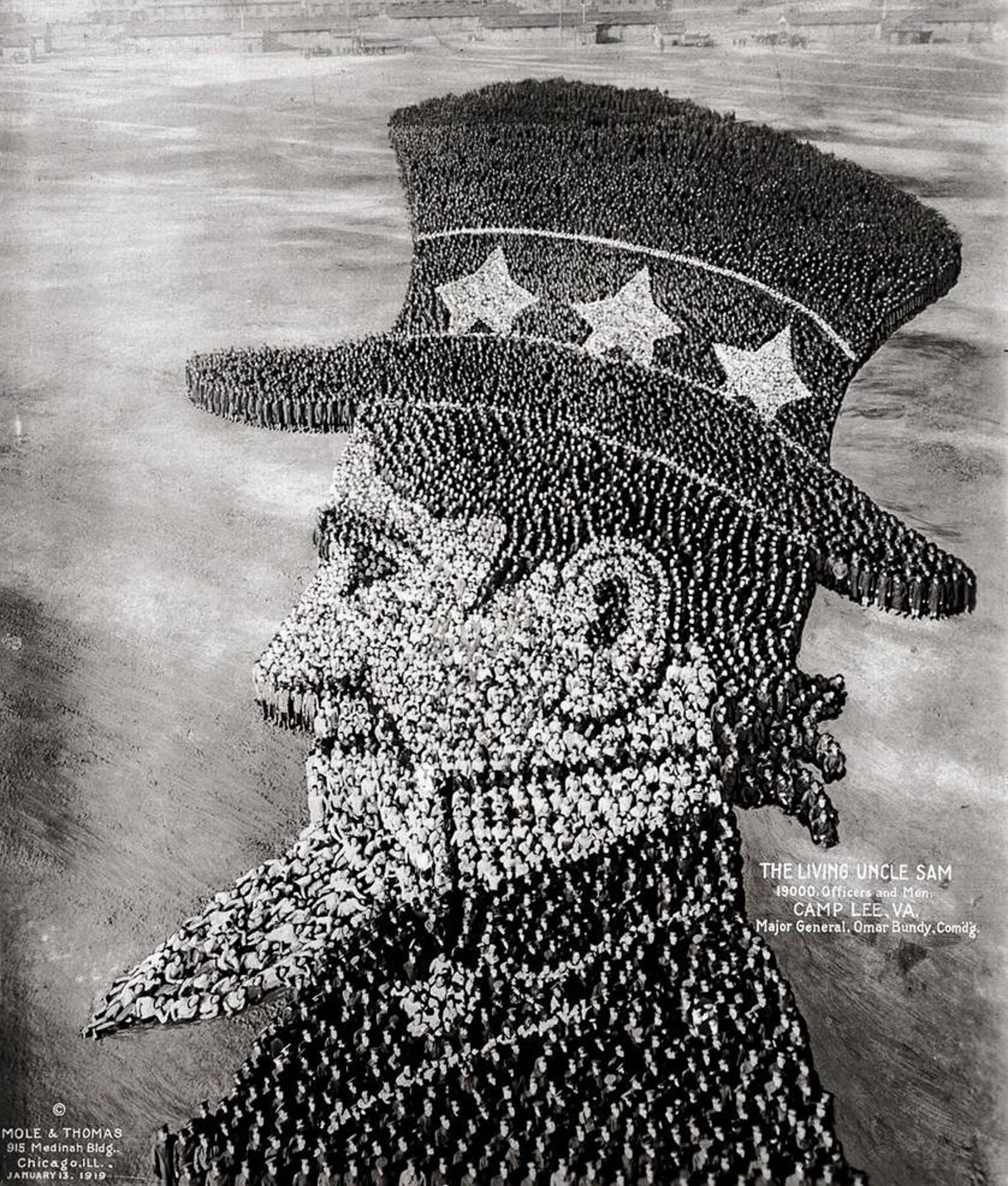 Arthur Mole living Photo Uncle Sam 1919 Vintage - Etsy