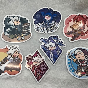 FFXIV 3" Character Stickers | Final Fantasy 14 Inspired Glossy Stickers ...