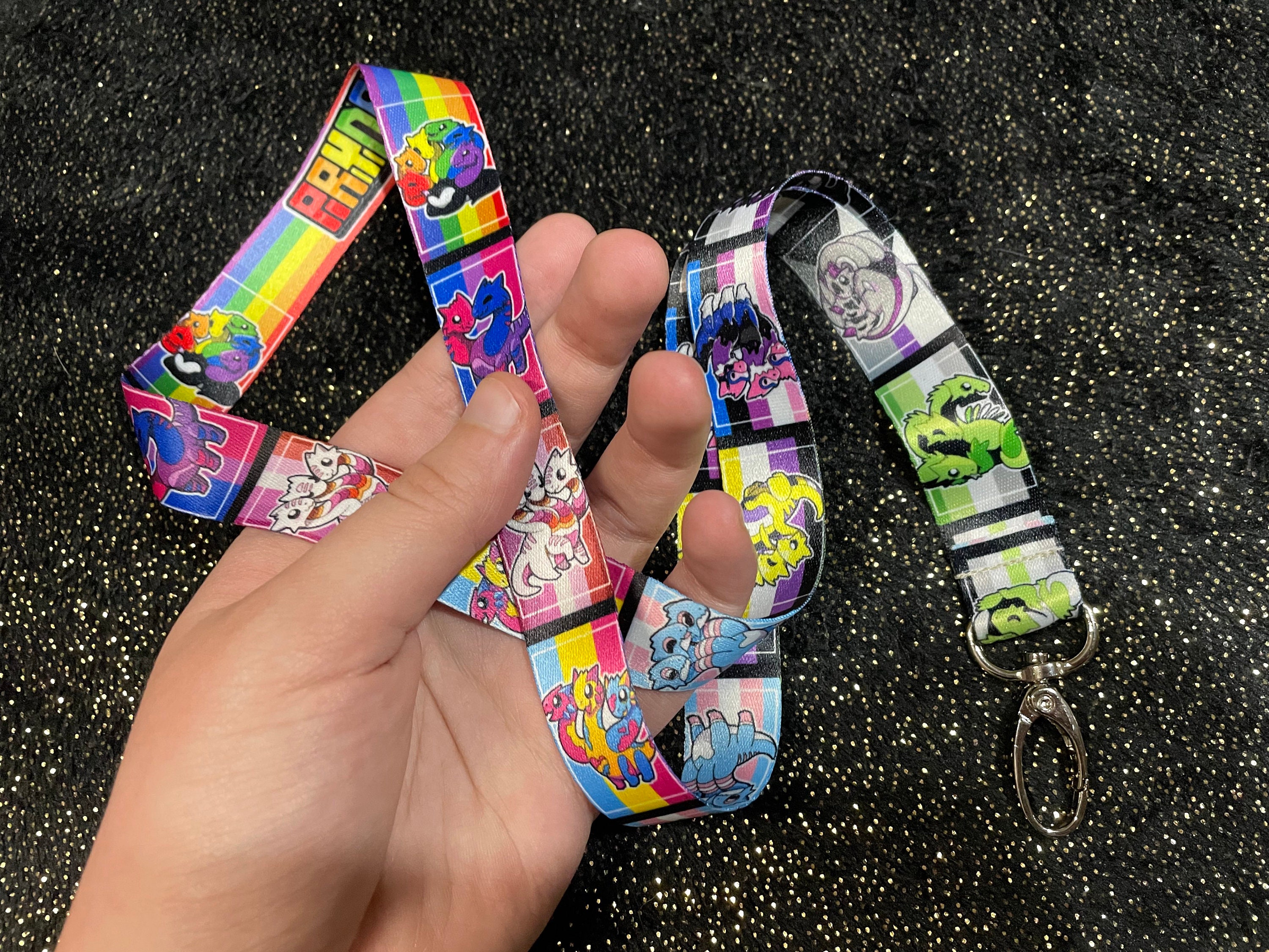 PRYDRA Lanyard, Cute LGBTQ Pride Flag Hydra Lanyard ID Holder for Pins ...