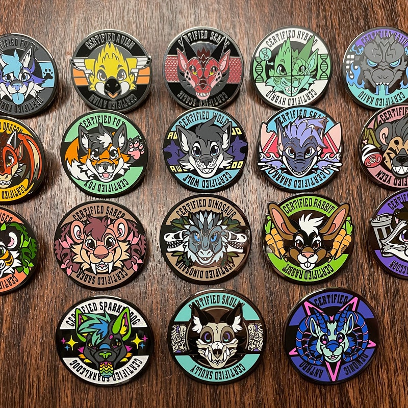 Species Badge Furry - Etsy