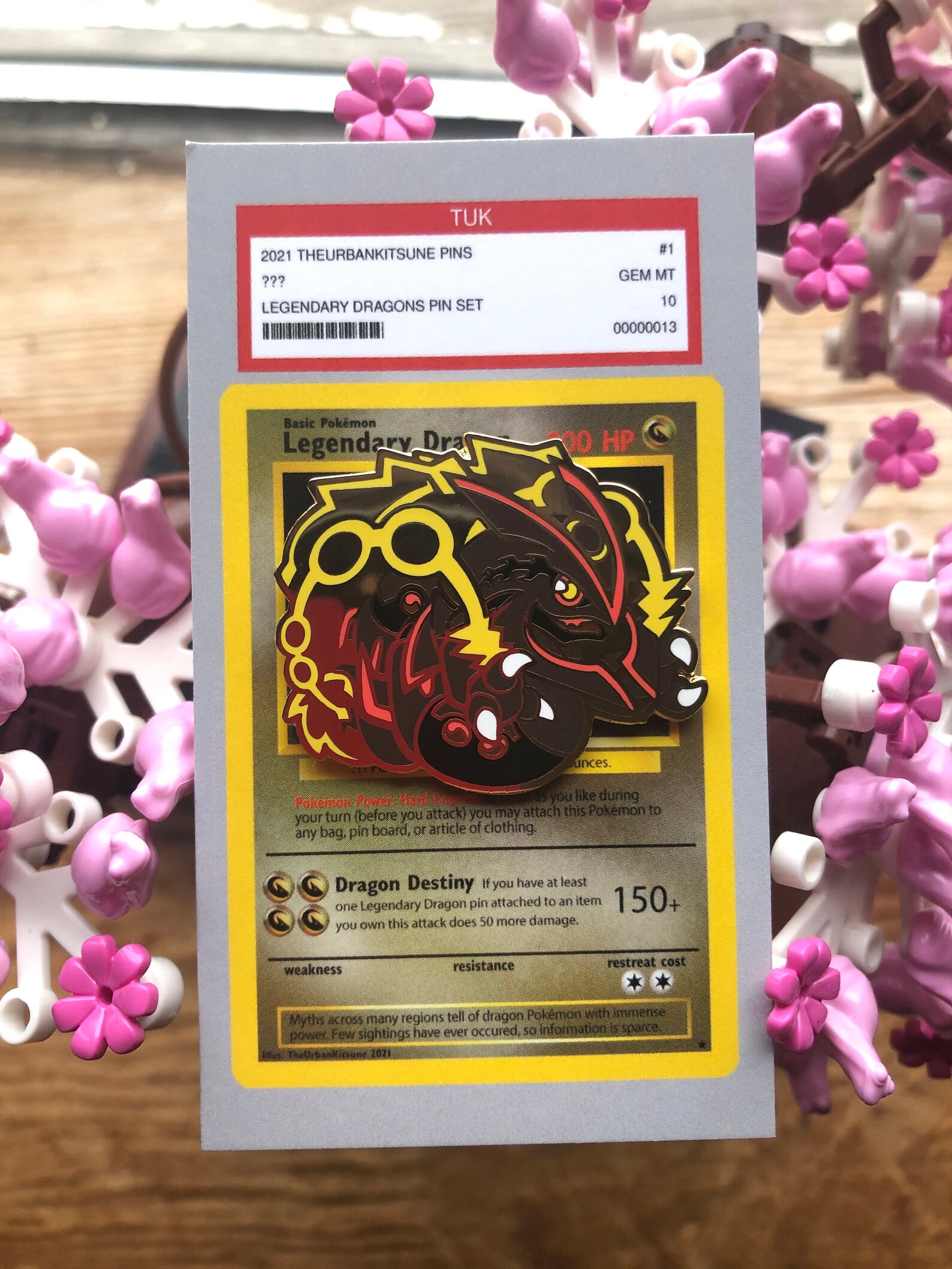 Pokemon Inspired Chibi Mega Rayquaza 1.5 Hard Enamel Pin - Etsy