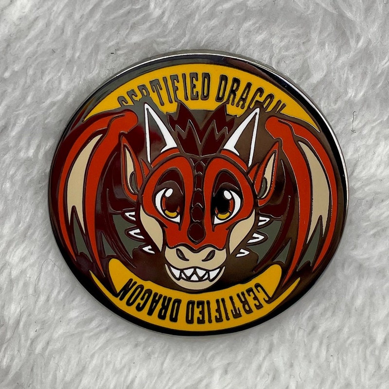 Dragon Button - Etsy