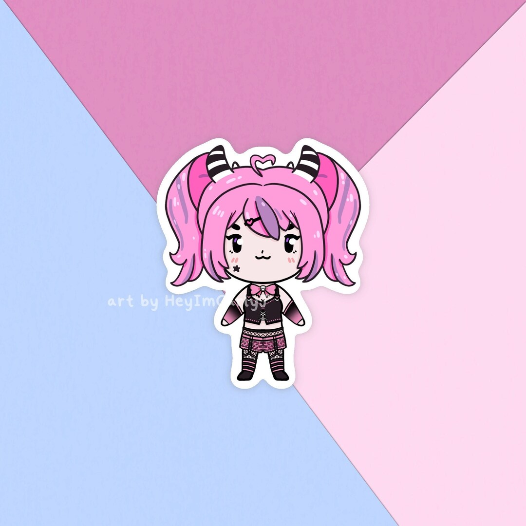 Ironmouse Vtuber Vinyl Sticker | Waterproof, Cute Laptop Sticker, for ...