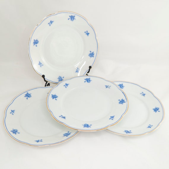 Arabia Finnish China Plates Set of 4 Plates Cake Plates With | Etsy