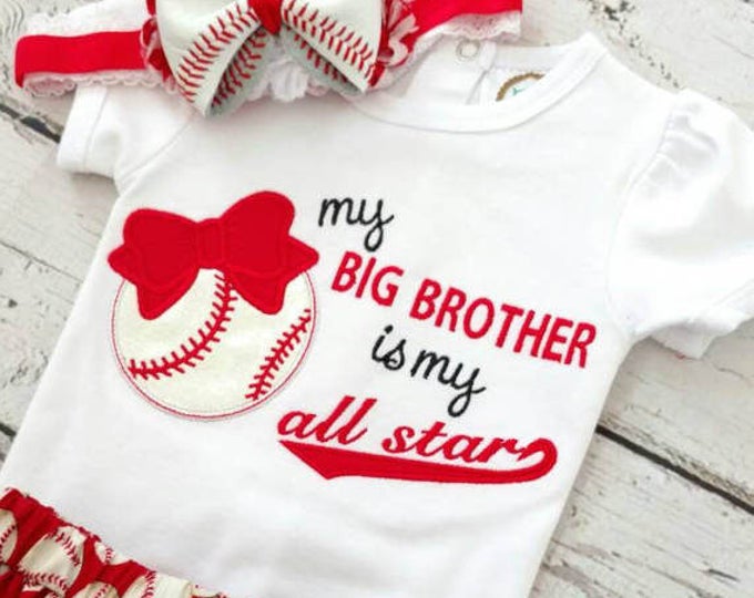 Girls Baseball Shirt - Baseball T Shirt - Little Sister Baseball Shirt ...