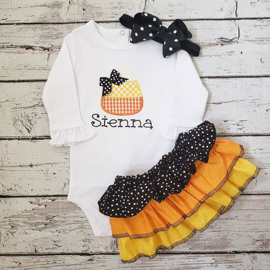 Candy Corn Outfit - Candycorn Costume - Halloween Outfit- Halloween ...