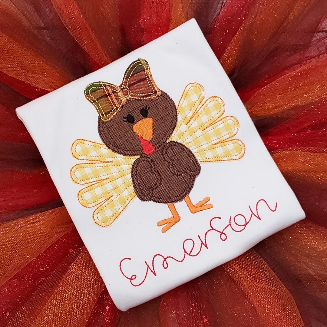 Girl Turkey Shirt - Turkey Shirts - Thanksgiving Shirt - Thanksgiving ...