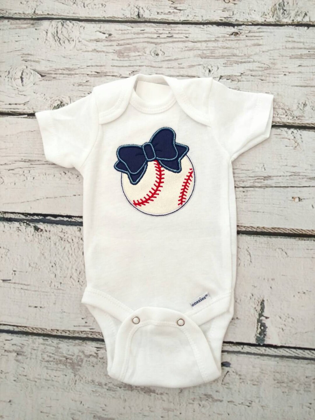 Girls Baseball Shirt Baby Girl Baseball Bodysuit - Etsy