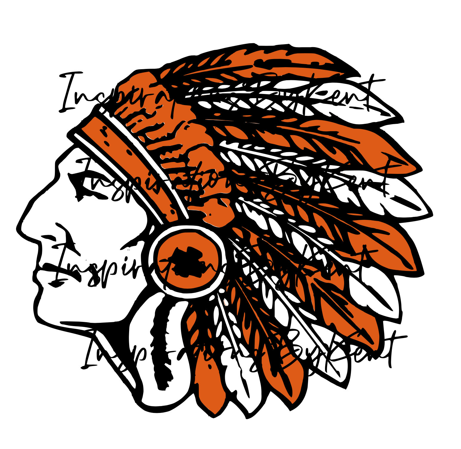 Warrior Orange Digital PNG Download File - Etsy