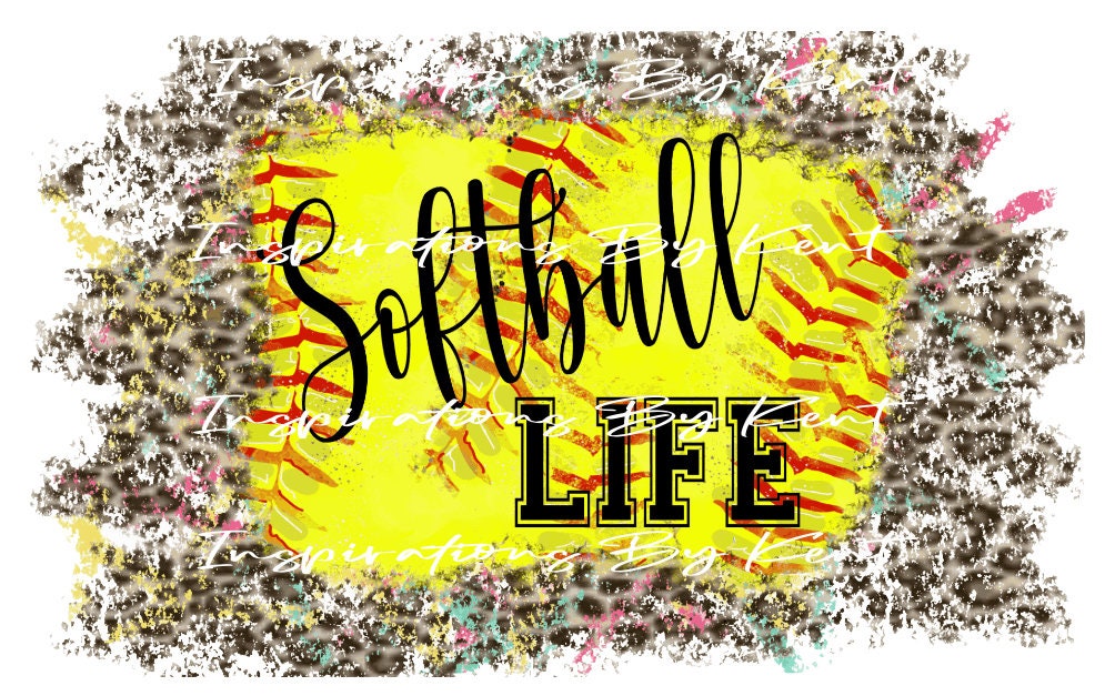 Softball Life PNG Download - Etsy
