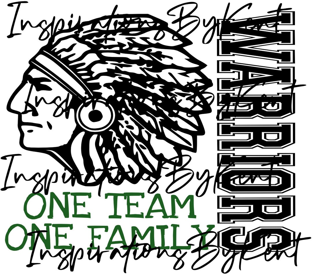 Warrior One Team One Family Digital PNG Download File - Etsy