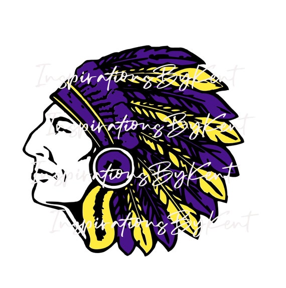 Indian Warrior Head Drawing