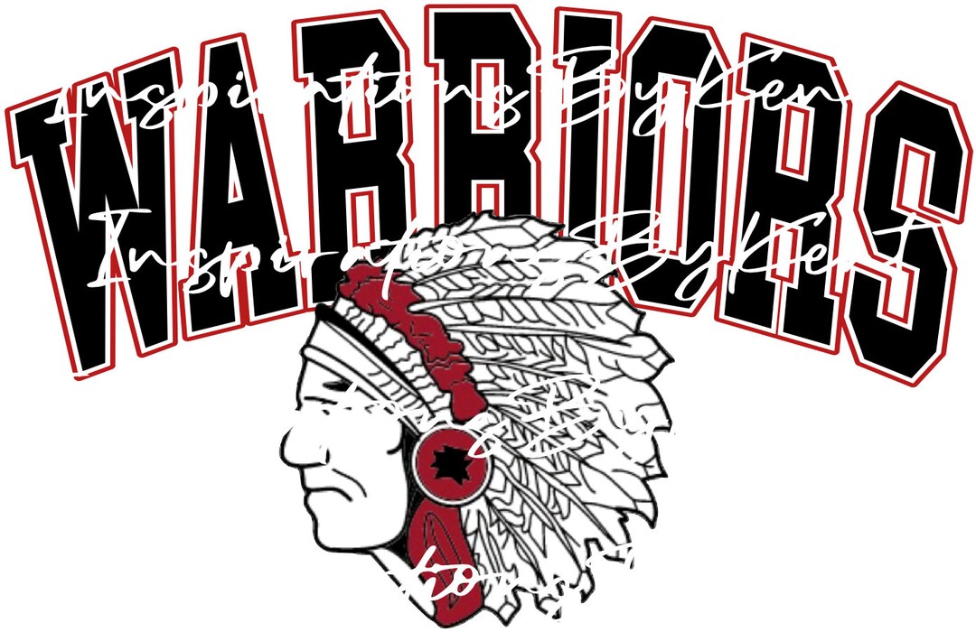 Warriors Mascot Digital PNG Download File - Etsy