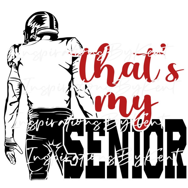 Senior Football Svg - Etsy