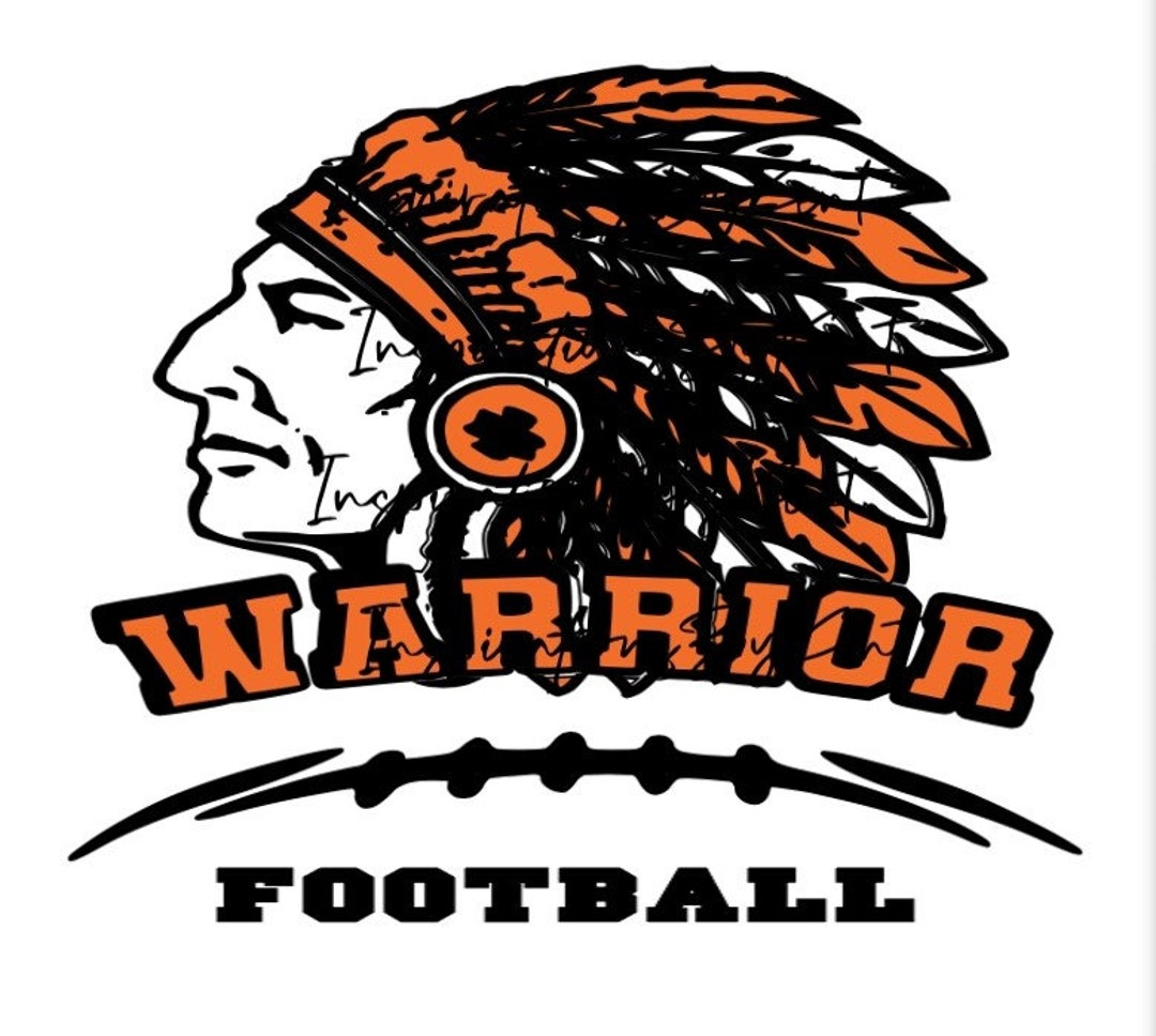 Warrior Football Digital PNG Download File - Etsy