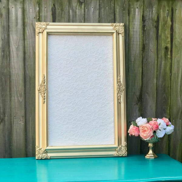 Gold Framed Pinboard - Etsy